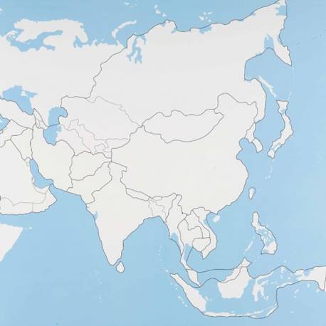 Asia Control Map: Unlabeled